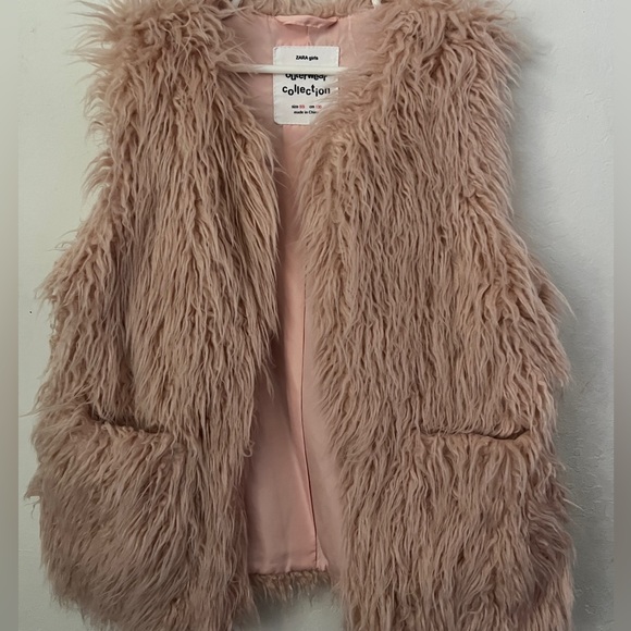 Zara | Jackets & Coats | Zara Girls Fur Vest | Poshmark